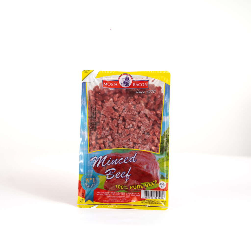 Minced Beef x 400g - Mosta Bacon
