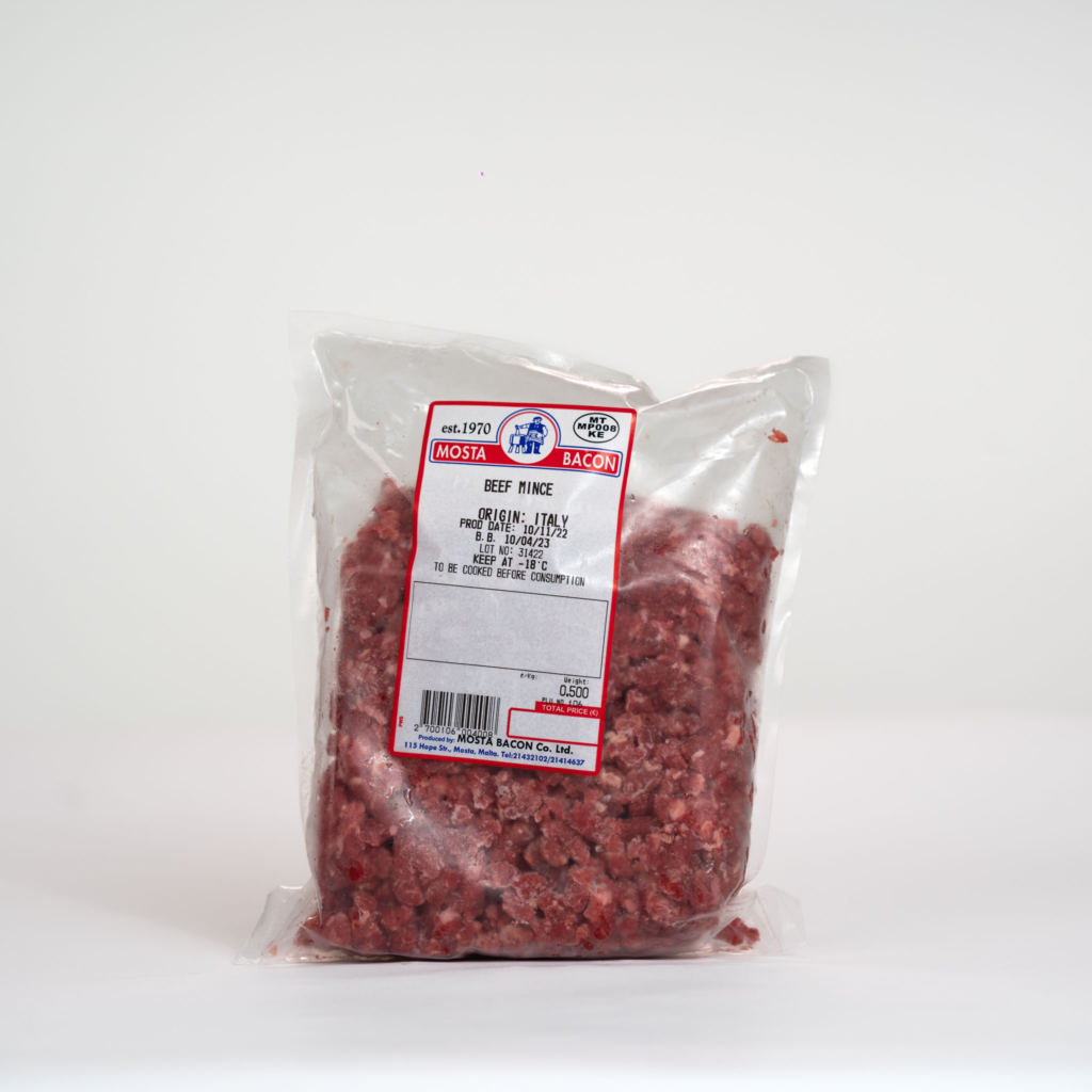 Lean Minced Beef x 500g - Mosta Bacon
