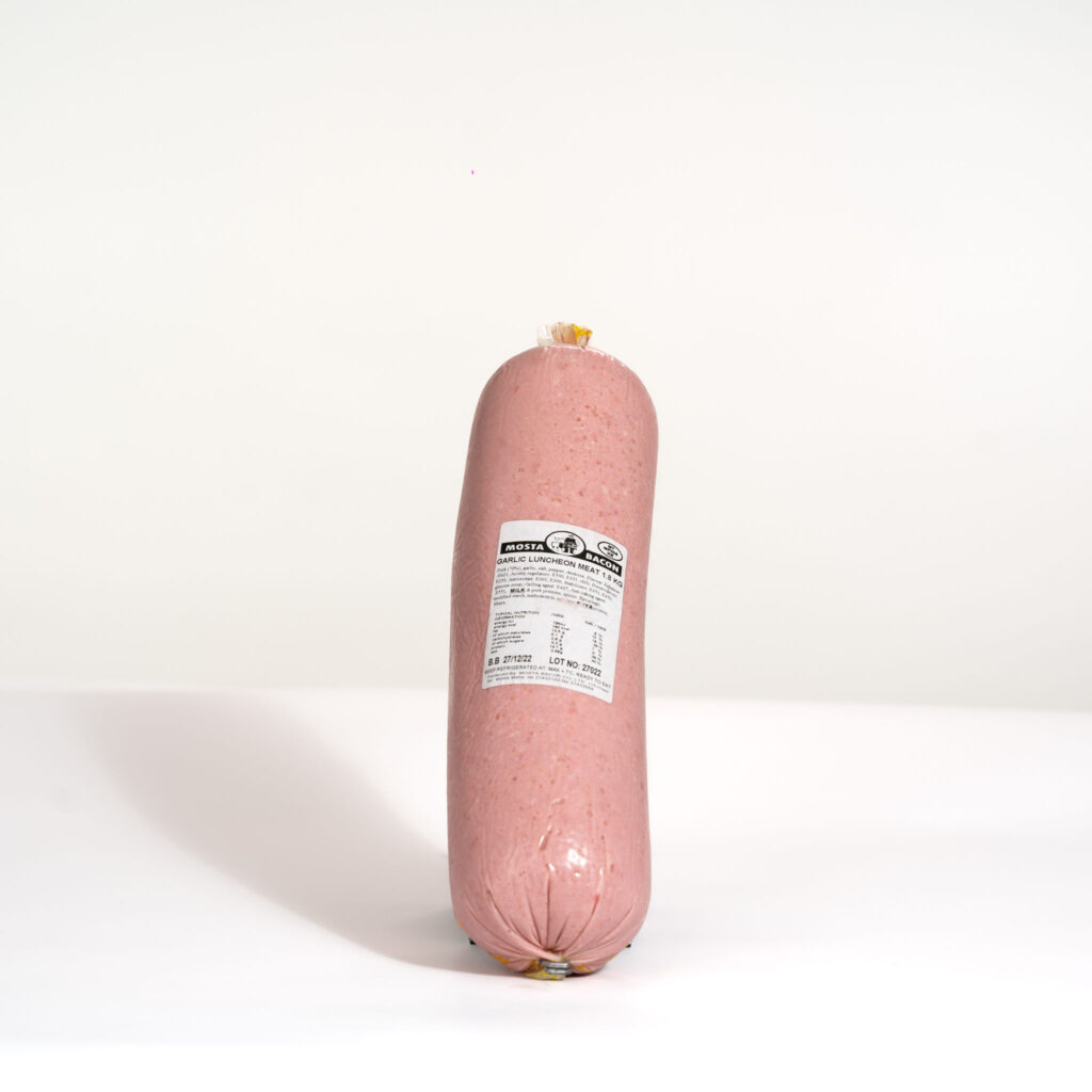 Garlic Luncheon Meat x 1.8Kg - Mosta Bacon