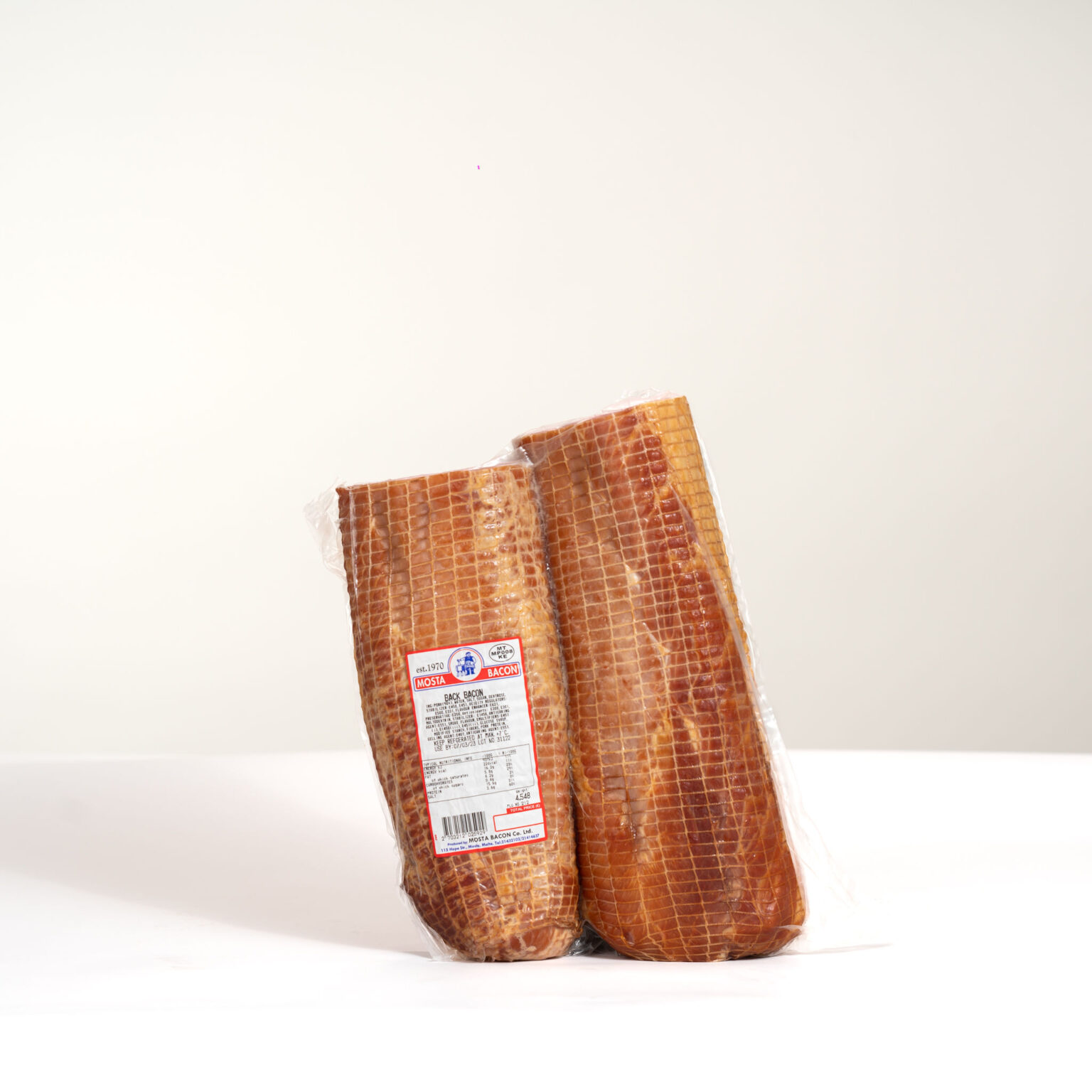 Back Bacon x 2 Whole - Mosta Bacon