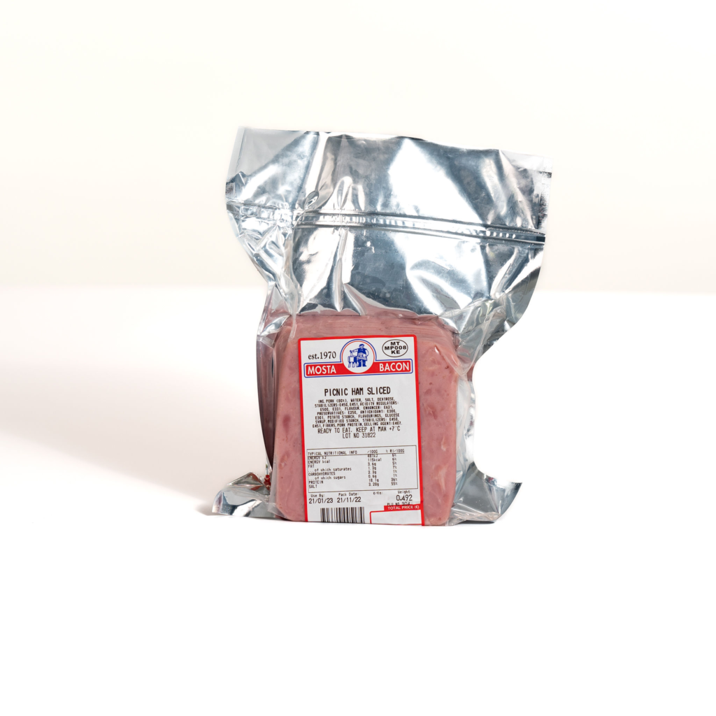 Picnic Ham Sliced x 500g - Mosta Bacon