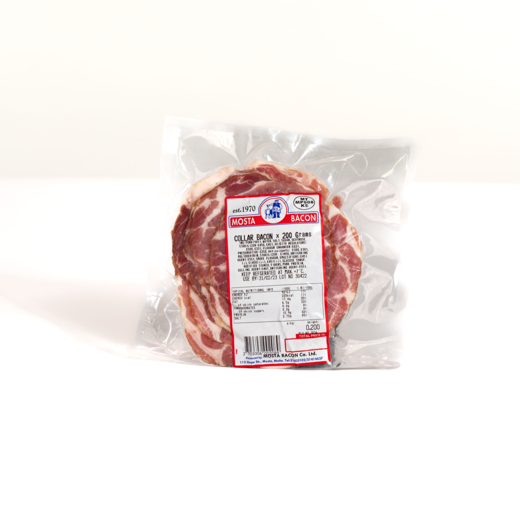 Collar Bacon x 200g - Mosta Bacon