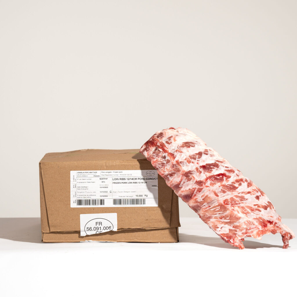 Pork Rack Ribs 12-14 cm x 10kg - Mosta Bacon