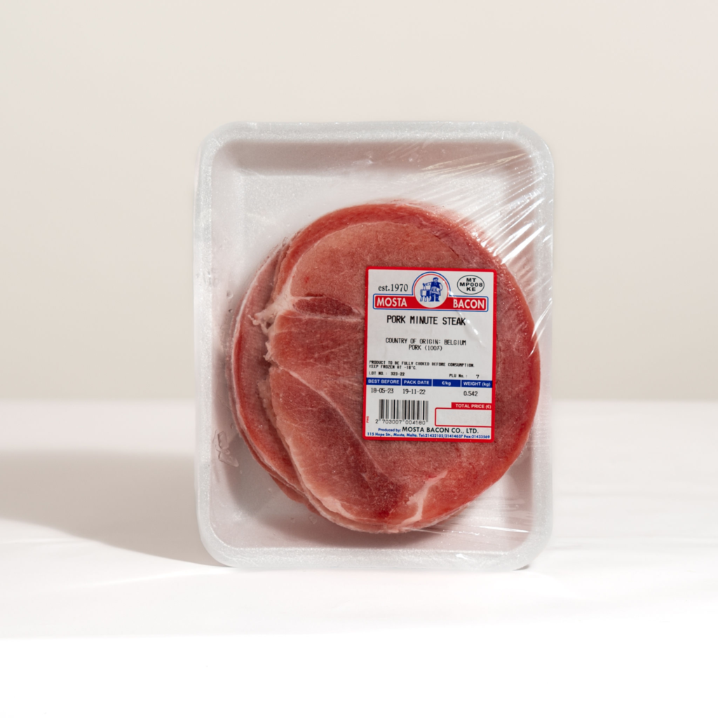 Pork Mini Steak Pkt - Mosta Bacon
